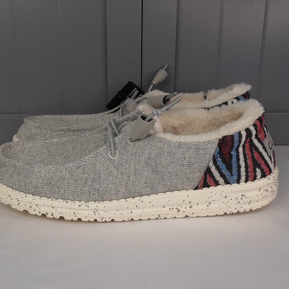 Hey Dude | Shoes | Hey Dude Wendy Funk Wool Collection Lined Chambray ...